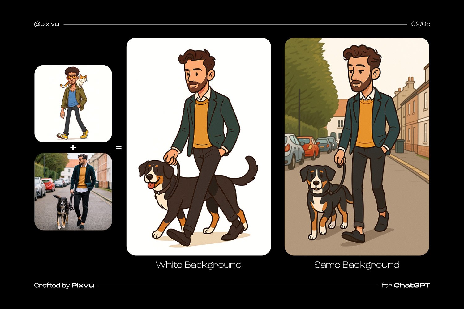 Free Thin Cartoon Characters ChatGPT Prompt - Pixvu