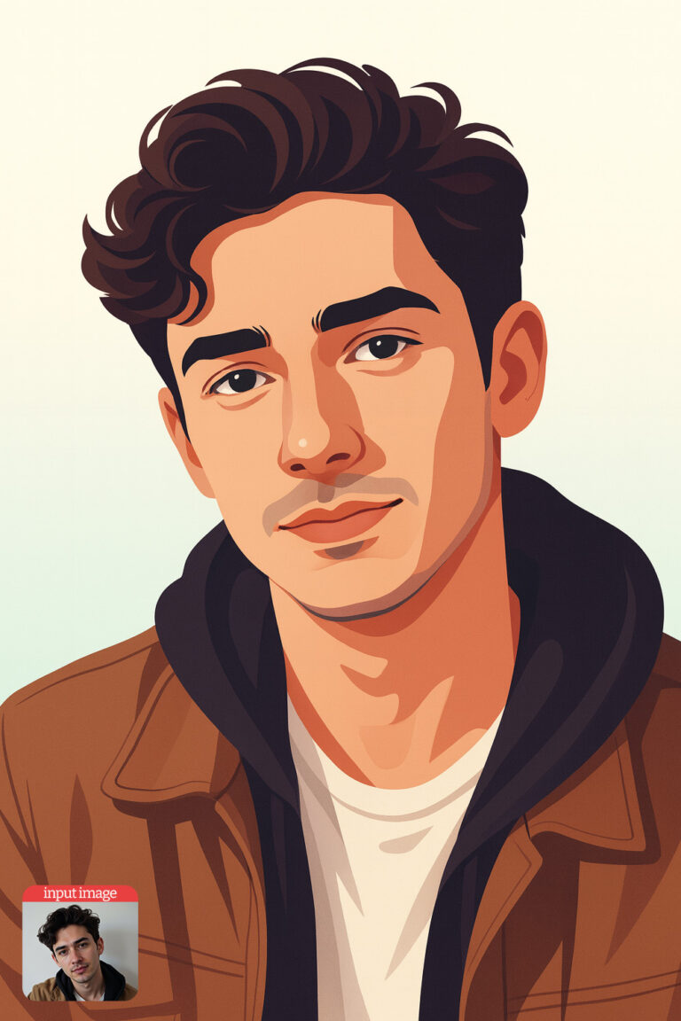 Portrait Vector Art ChatGPT Prompt - Pixvu